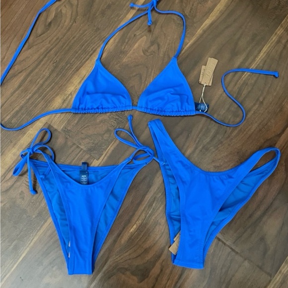 SKIMS | Swim | Skims Bikini Set In Cobalt Blue Bnwt | Poshmark